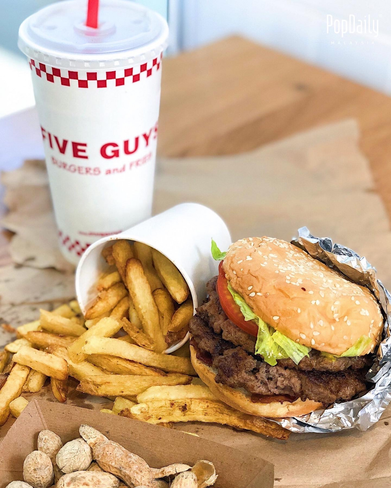 继云顶后开第二家！美国火红汉堡店 Five Guys来到Pavilion KL！网评惊人的美式滋味，味道是否真的如此值得探索？