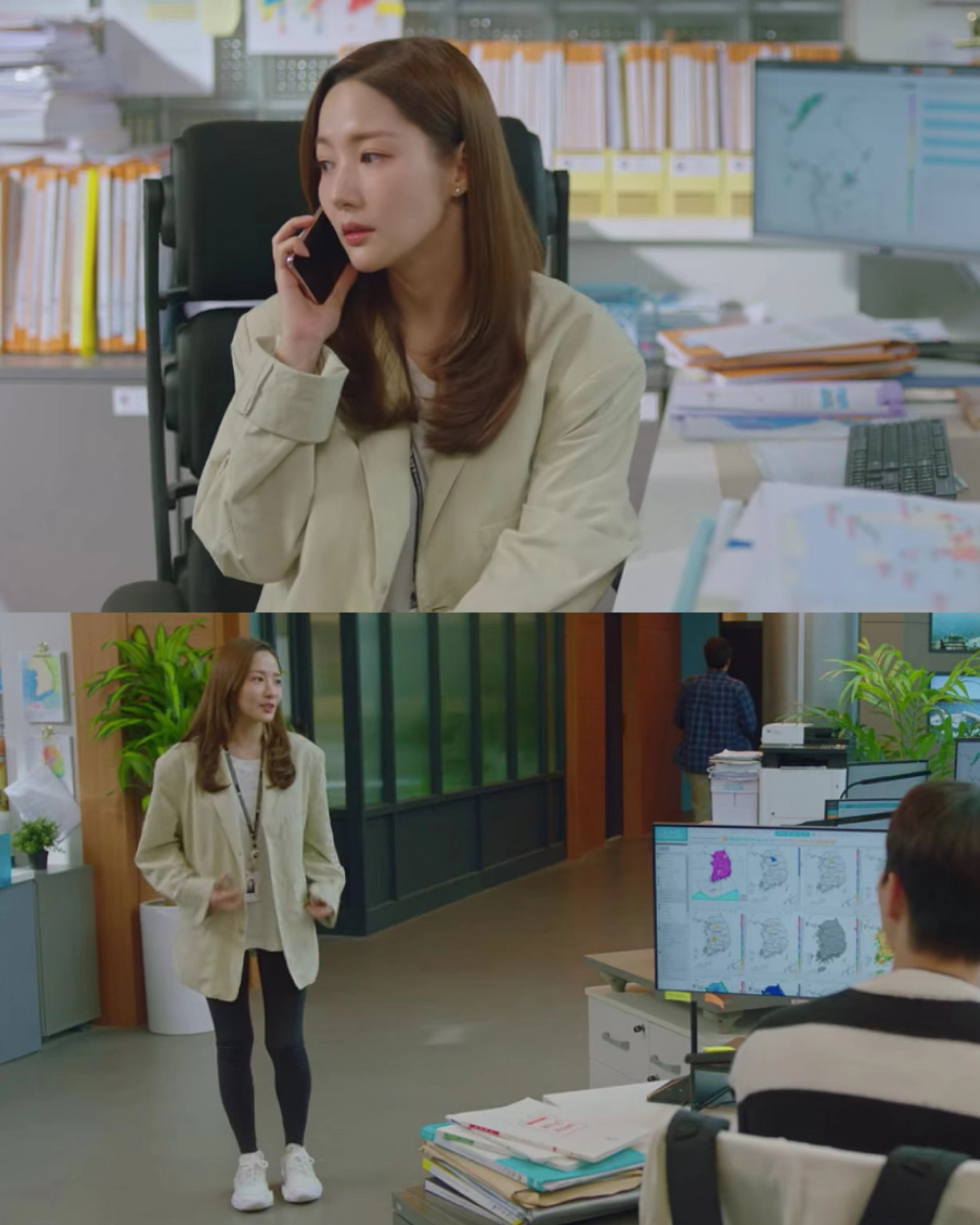 盘点6套朴敏英《气象厅的人们》OL上班穿搭，完全就是上班穿搭图鉴！再也不用站在衣柜前发呆了～